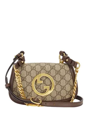 Gucci Gg Blondie Shoulder Bag - Beige