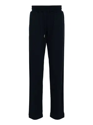 Kiton Cotton Tapered Track Pants - Blue