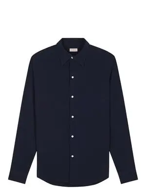 FURSAC Pointed-collar Shirt - Blue