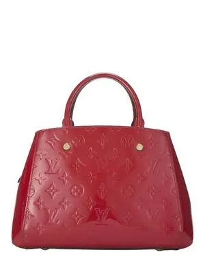 LOUIS VUITTON Cerise Vernis Montaigne - Red