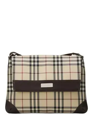 Burberry House Check Messenger Bag - Beige