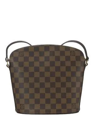 LOUIS VUITTON Damier Ebene Drouot Crossbody - Brown