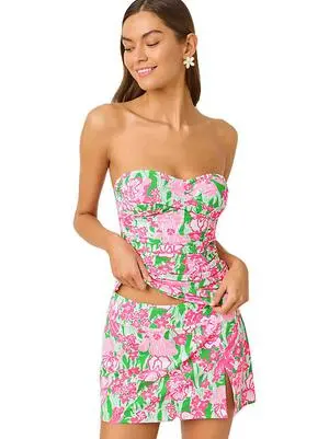 LILLY PULITZER Kellyann Swim Skirt - Putting Green Hannah