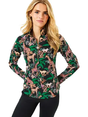 LILLY PULITZER UPF 50+ Skipper Popover Multi Dancing In The Moonlight
