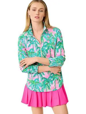 LILLY PULITZER UPF 50+ Skipper Popover Pink Blossom Suite Views