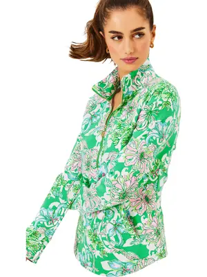 LILLY PULITZER UPF 50+ Skipper Popover Spearmint Blossom Views