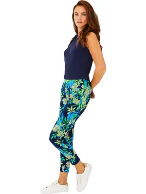 LILLY PULITZER UPF 50+ Luxletic 28' Corso Pant Multi The Hottest Spot Golf