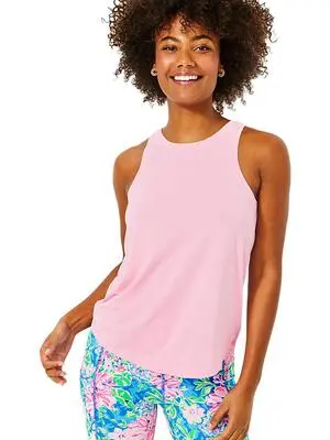 LILLY PULITZER UPF 50+ Luxletic Westley Active Tank Conch Shell Pink
