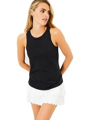 LILLY PULITZER UPF 50+ Luxletic Westley Active Tank Noir