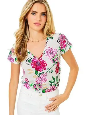 Lilly Pulitzer® Meredith Tee Coconut Safari Sanctuary