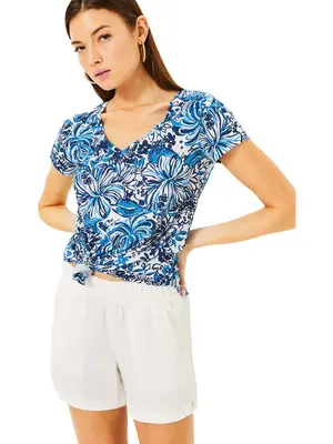 Lilly Pulitzer® Meredith Tee Low Tide Navy Pandarama