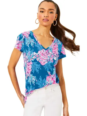 Lilly Pulitzer® Meredith Tee Multi For The Fans