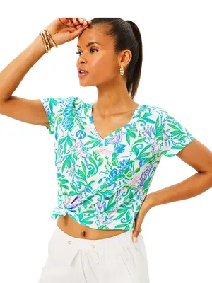 Lilly Pulitzer® Meredith Tee Resort White Just A Pinch