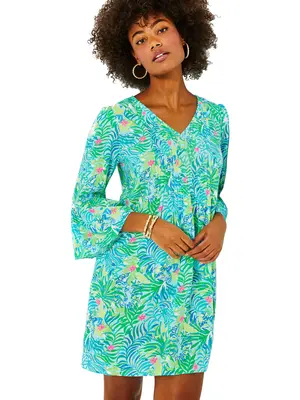 LILLY PULITZER Danika Tunic Dress Multi Via Parigi