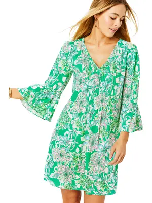 LILLY PULITZER Danika Tunic Dress Spearmint Blossom Views