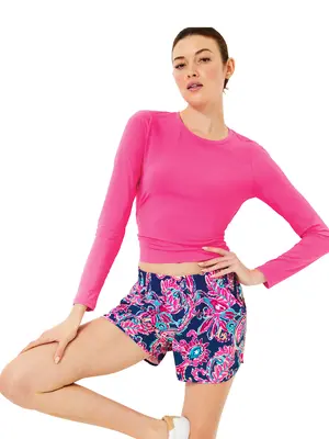Lilly Pulitzer® Lilly Pulitzer UPF 50+ Luxletic Backcourt Short Multi Flitting About
