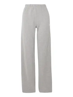 Eterne Embroidered Jersey Sweatpants - Gray