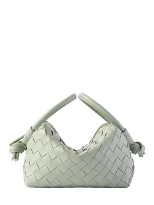 Bottega Veneta Avenue Intrecciato Leather Crossbody Bag - Green