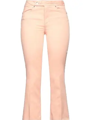 LIU •JO Bootcut Gabardine Pants - Pink