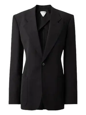 BOTTEGA VENETA Bottega Veneta Grain De Poudre Notched Lapel Blazer