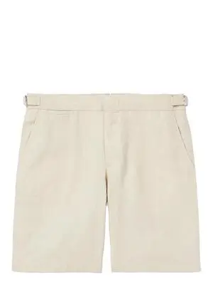 Orlebar Brown Orlebar Brown Norwich Straight-Leg Linen Shorts Neutrals