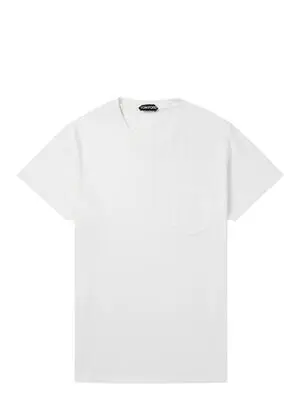 TOM FORD Slim-fit Cold-dyed Cotton T-shirt - White