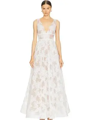 BRONX BANCO Lily Gown - Blanc
