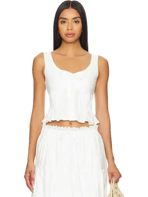 NIA Lemon Top - White