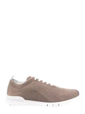Kiton Logo-embroidered Knitted Sneakers - Brown