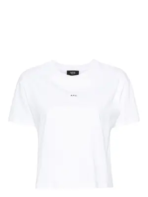 A.p.c. Logo-print T-shirt - White