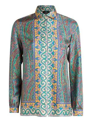Etro Printed Silk Shirt - Multi