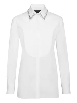Philipp Plein Embellished Shirt - White