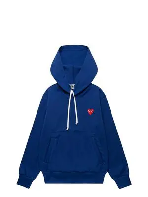 Play Comme Des Garcon Hooded Sweatshirt - Blue