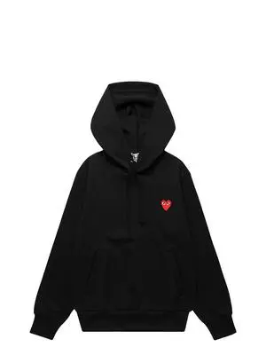 Play Comme Des Garcon Hooded Sweatshirt - Black
