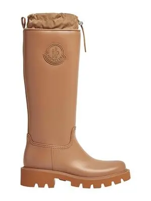 Moncler Kickstream High Rain Boots - Brown