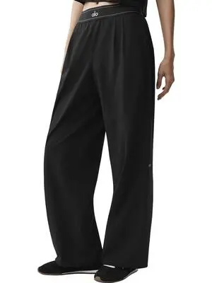 Alo Yoga Suit Up Trouser - Black - 30% Off | Editorialist