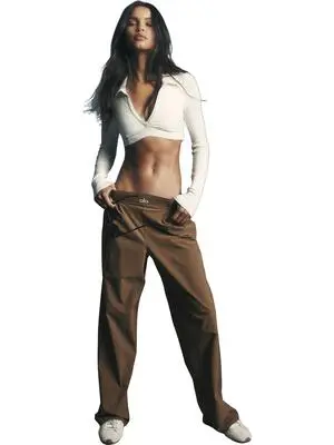 Alo Yoga Suit Up Trouser - Java Brown