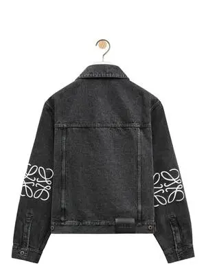 Loewe Anagram Denim Jacket - Black