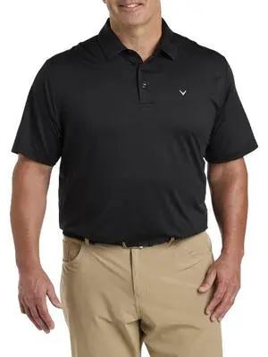 CALLAWAY Big & Tall Swing Tech Polo Shirt - Caviar