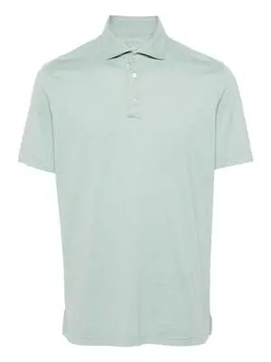 Fedeli Zero Cotton Polo Shirt - Green