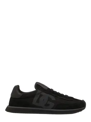 Dolce & Gabbana Cushion Mixed-material Sneakers - Black