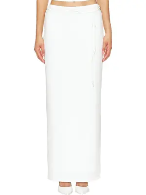 LOVERS AND FRIENDS X Maggie Macdonald Carolyn Maxi Skirt - White