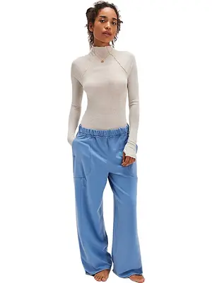 Free People Wide-Leg Lounge Pants Harbor Combo