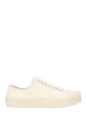 JIL SANDER Leather Low-top Sneakers - White