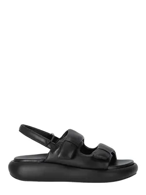 Ash Vinci Platform Sandals - Black