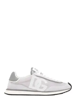 Dolce & Gabbana Cushioned Mixed-material Sneakers - Grey