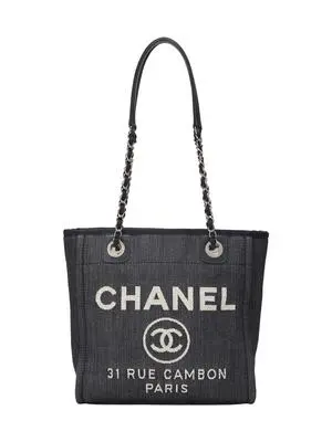 Chanel Deauville Tote - Blue