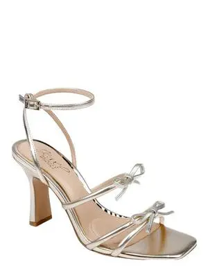 Badgley Mischka Kiyomi Ankle Strap Sandal - Gold Metallic