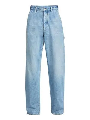 Bottega Veneta Eco Wash Denim Carpenter Pants - Azure
