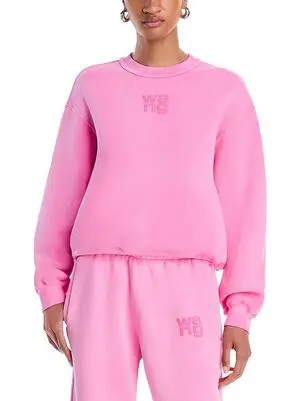 Alexander Wang Essential Terry Sweatshirt - Washed Lotus